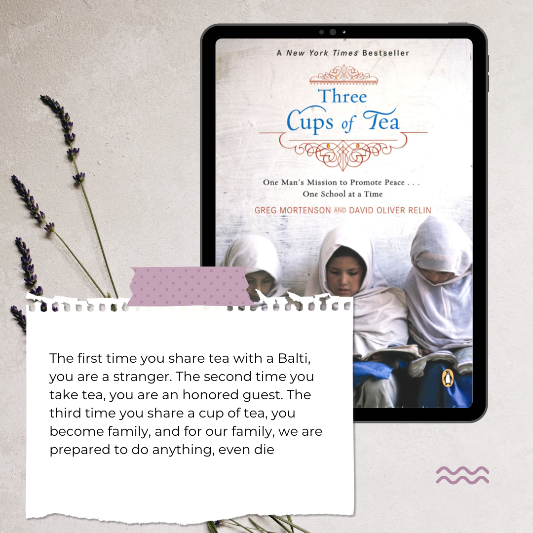 Book Review: Three Cups of Tea – Just Reading Nook