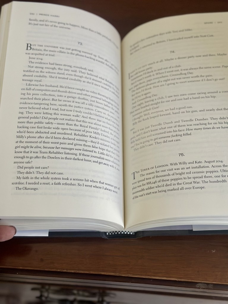 Book Review: SPARE by Prince Harry – Just Reading Nook